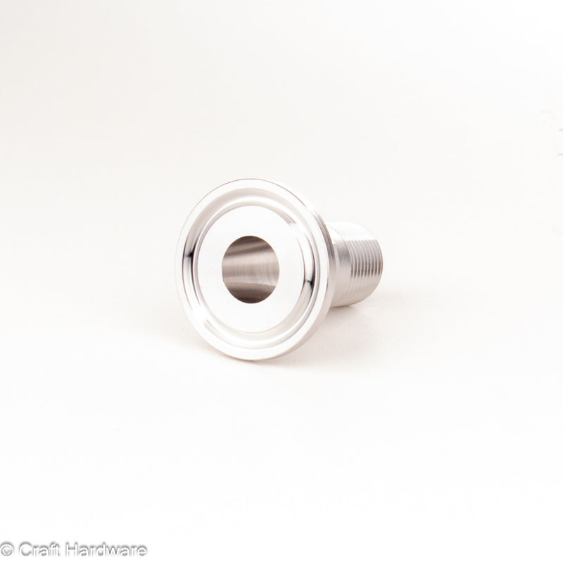 Gewindeadapter Tri-Clamp DN 15 (34 mm) x 3/8" BSPT AG – Craft Hardware